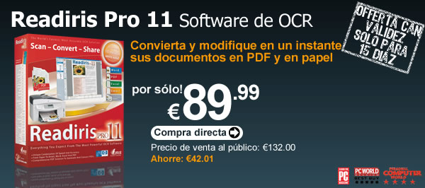 Readiris Pro 11 OCR Software