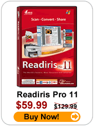 Readiris Pro 11 OCR Software