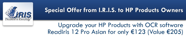 SPECIAL OFFER FOR HP PRODUCT OWNERS
